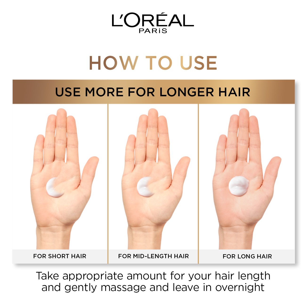Elvive Hyaluron Moisture Hair Care Night Push Pull Hair Cream | L'Oréal ...