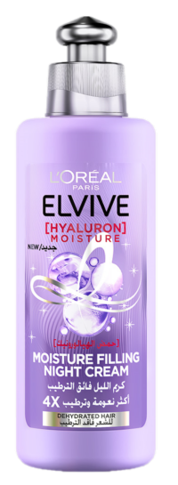 Elvive Hyaluron Moisture Night Push Pull Hair Cream | L'Oréal Paris ME