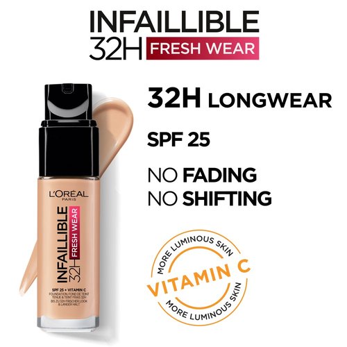 32H Fresh Wear Foundation 015 Porcelaine | L'Oréal Paris
