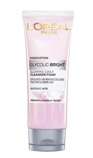 Daily Foam Cleanser from Glycolic Bright | L'Oréal Paris